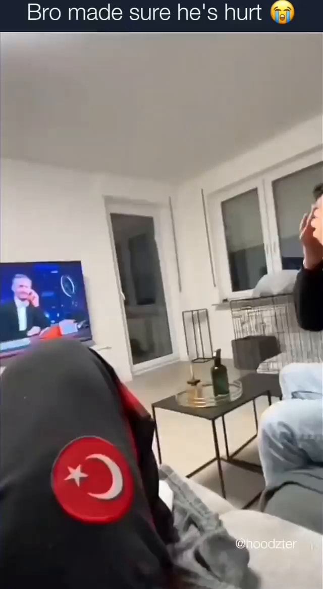 Bro made sure he's hurt - iFunny