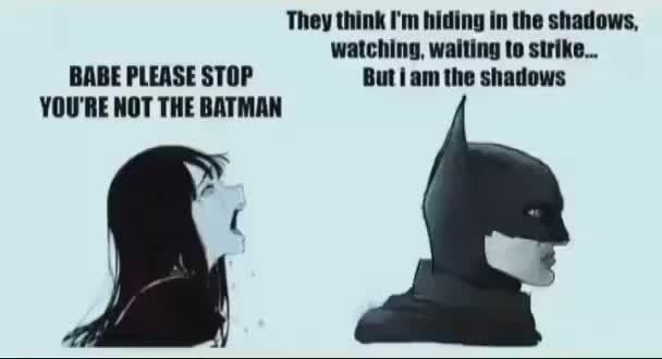 They think I'm hiding in the shadows, watching, waiting to strike ...