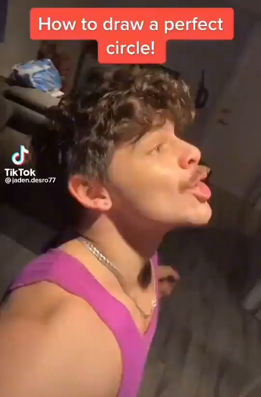 How to draw perfect circle! TikTok @ijaden.desro77 - iFunny