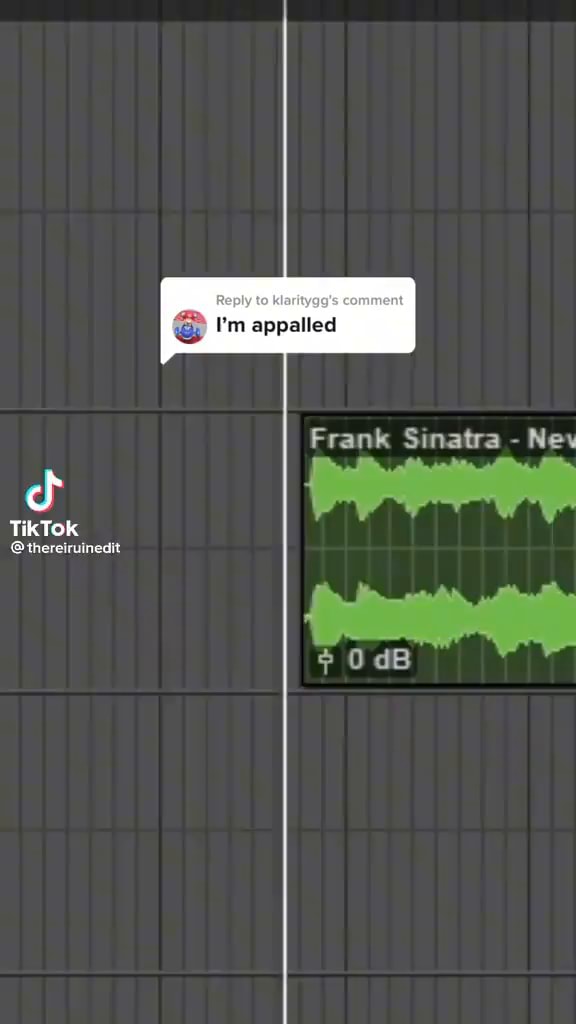 I'm appalled Frank Sinatra - Nev TikTok thereiruinedit - iFunny