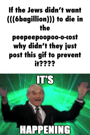 If the Jews didn't want the peepeepoopoo-o-cost why didn't they just ...