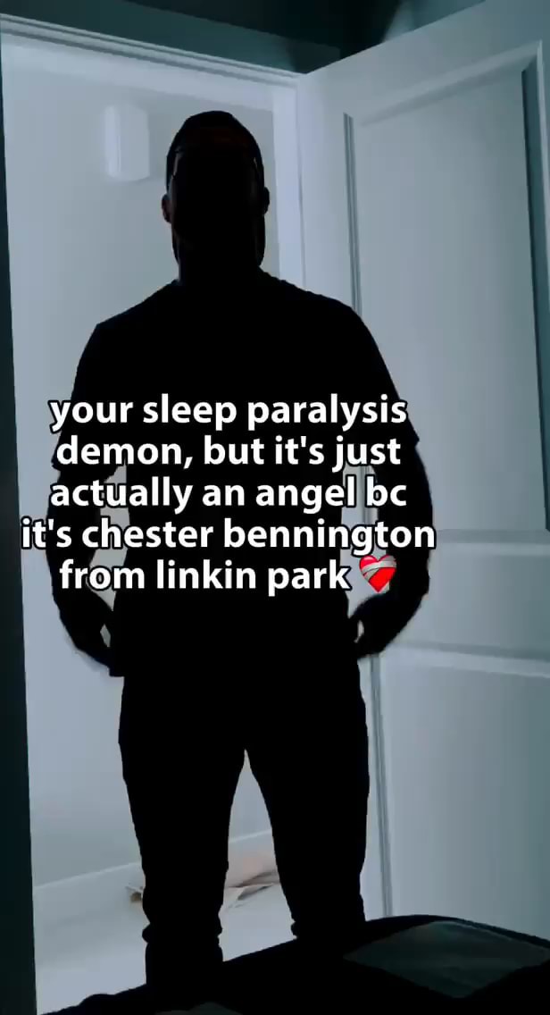 Your sleep paralysis demon, but it's just actually an angel bc it's ...