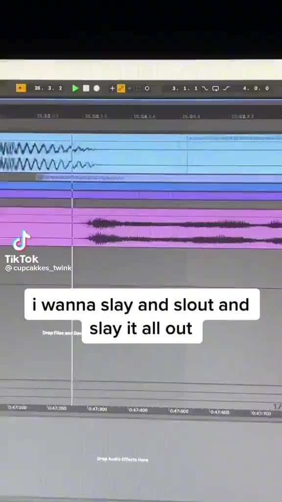 POO TikTok @cupcakkes wing i wanna slay and slout and slay it all out ...