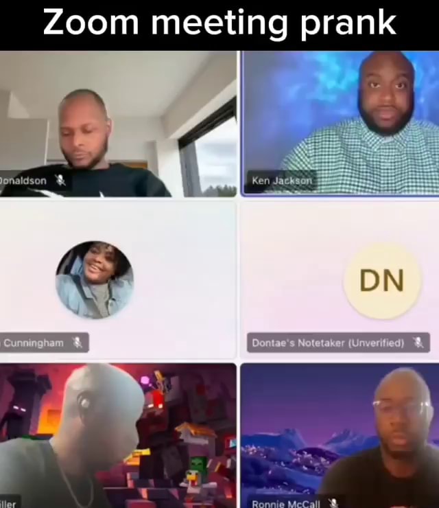 Zoom meeting prank - iFunny