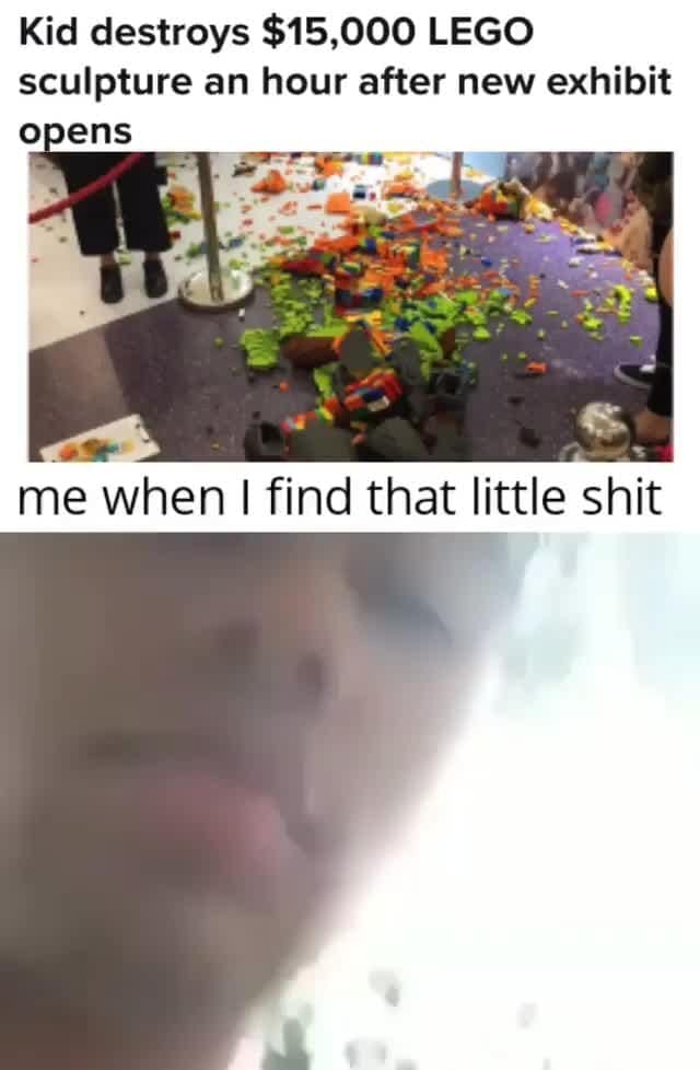 Kid destroys $15,000 LEGO sculpture an hour after new exhibit opens me ...