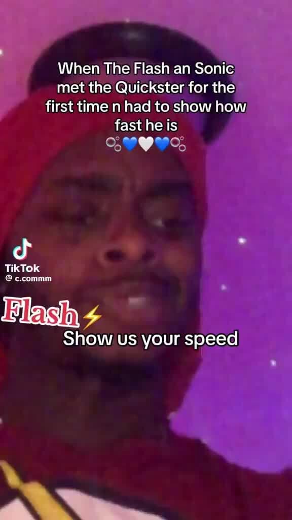 When The Flash an Sonic met the Quickster for the first time n had to ...