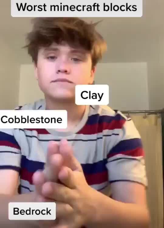 Worst minecraft blocks - iFunny