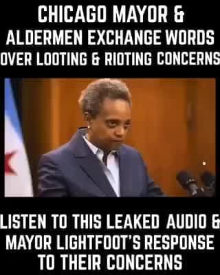 CHICAGO MAYOR ALDERMEN EXCHANGE WORDS OVER LOOTING RIOTING CONCERNS ...