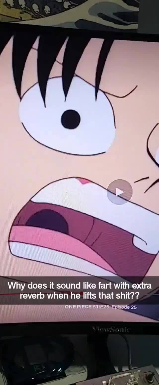 Why does it sound like fart with extra reverb when he lifts that shit ...