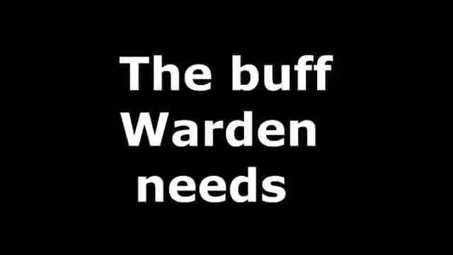 The buff Warden needs - iFunny
