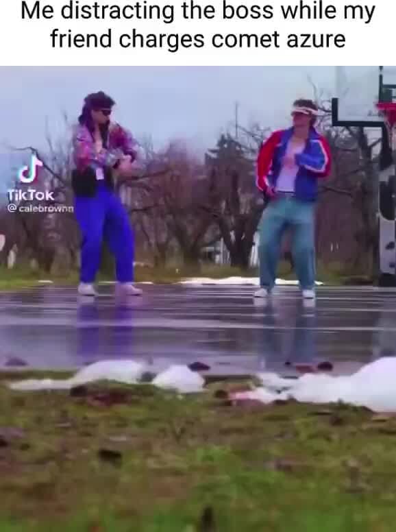 Me distracting the boss while my friend charges comet azure - iFunny