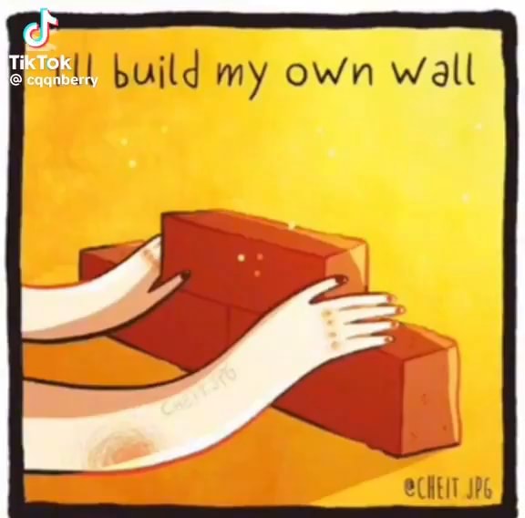 "ll build my own wall Po - iFunny
