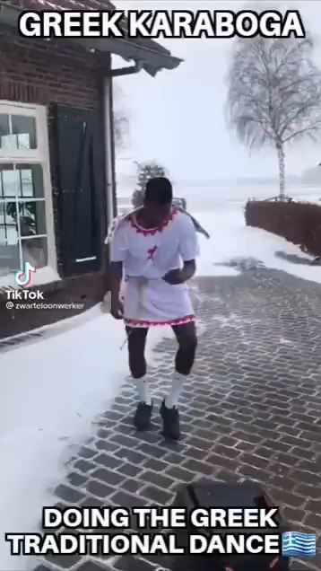 GREEK KARABOGA DOING THE GREEK TRADITIONAL DANCE - iFunny