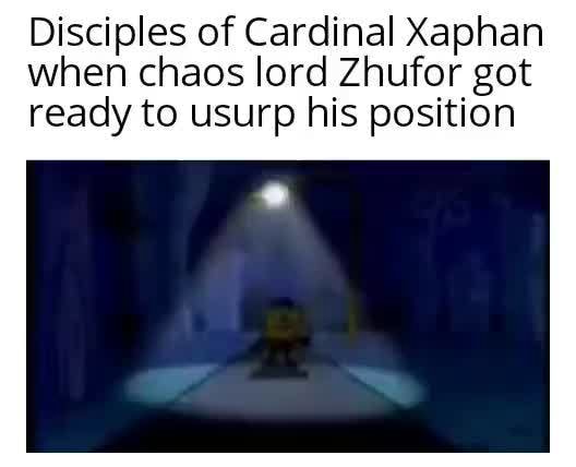 Disciples of Cardinal Xaphan when chaos lord Zhufor got ready to usurp ...
