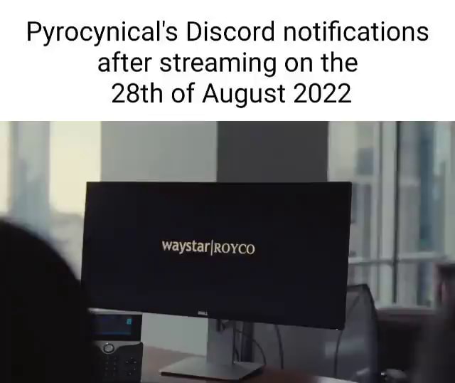 Pyrocynical's Discord notifications after streaming on the 28th of ...