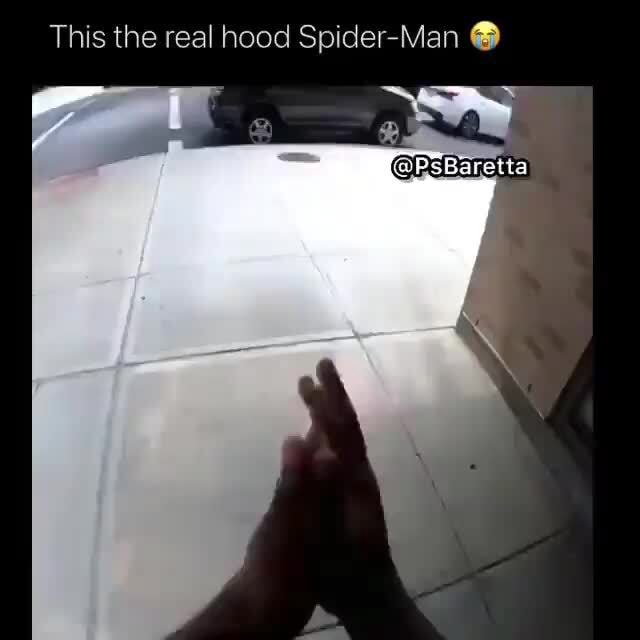This the real hood Spider-Man - iFunny