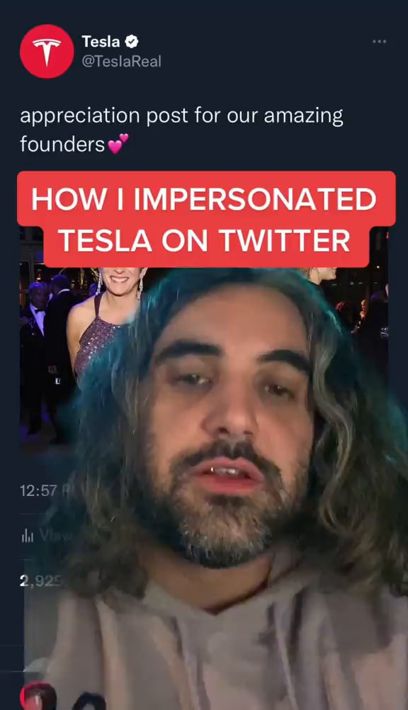 Tesla ' @TeslaReal appreciation post for our amazing founders" HOW I ...