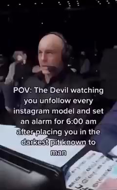 POV: The Devil watching you unfollow every instagram model and set an ...