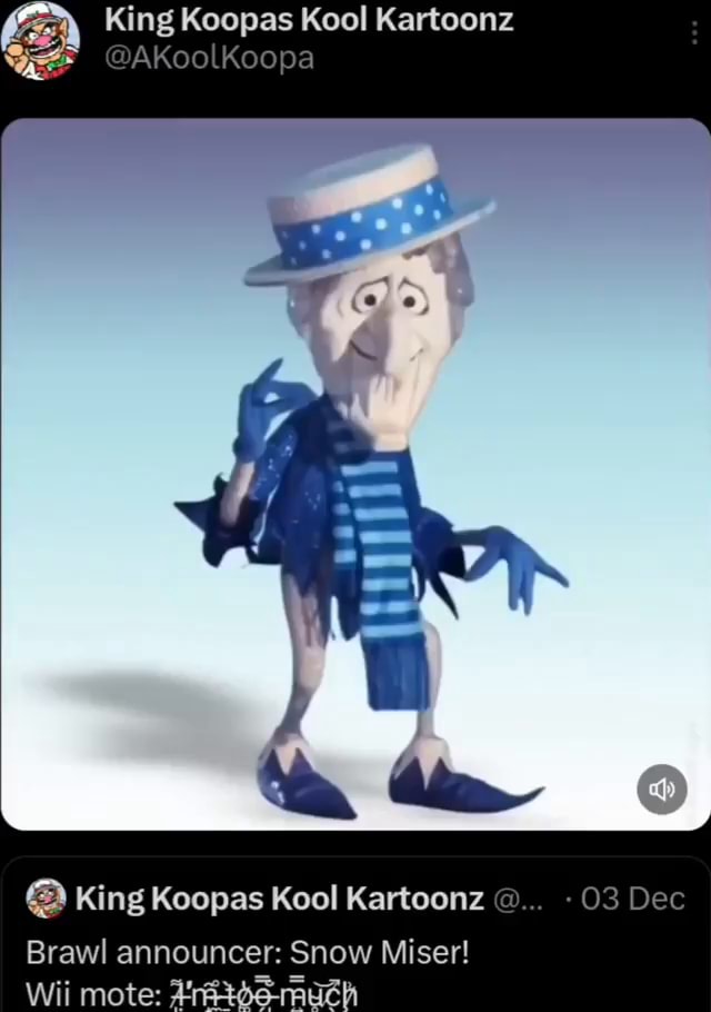 King Koopas Kool Kartoonz @AKoolKoopa King Koopas Kool Kartoonz -03 Dec ...