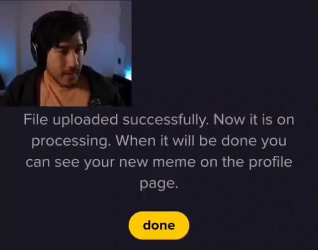 File uploaded successfully. Now it is on processing. When it will be ...