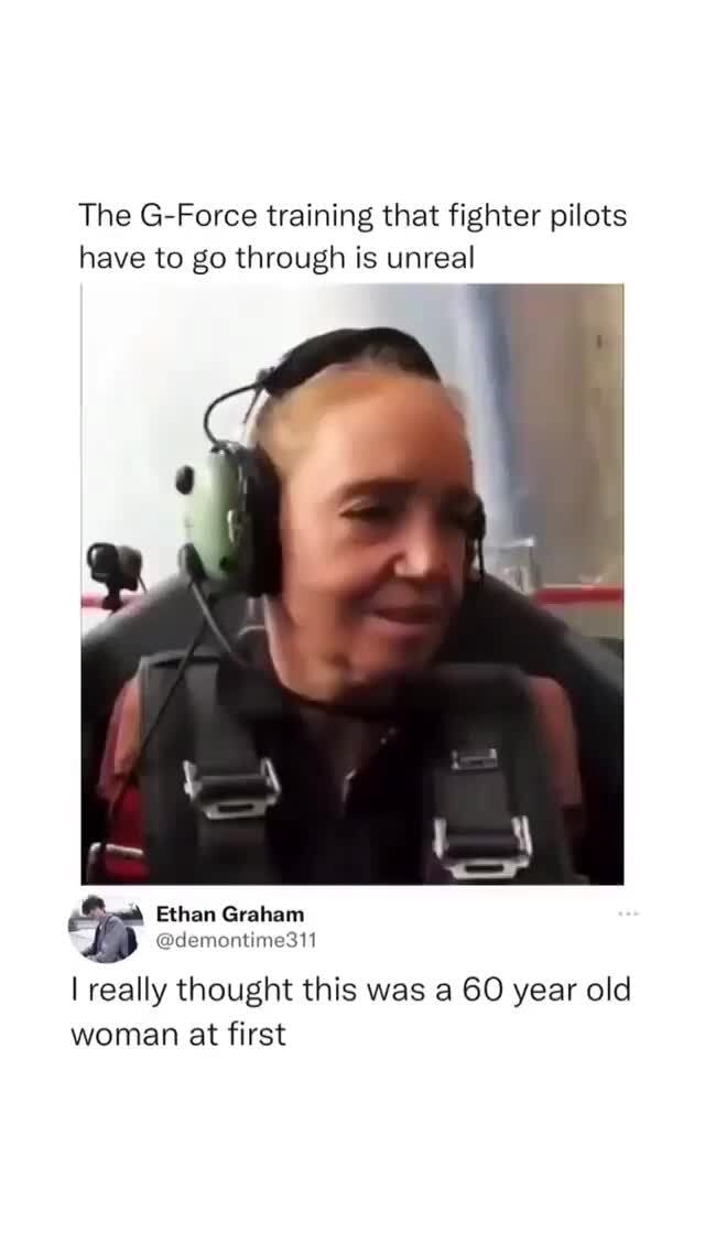 The G-Force training that fighter pilots have to go through is unreal ...