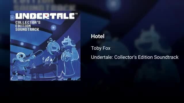 Hotel - Undertale - DUN Hotel Toby Fox Undertale: Collector's Edition ...