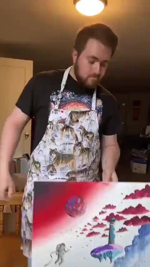 16x20” acrylic using a negative color palette #chrisonthischarizard # ...