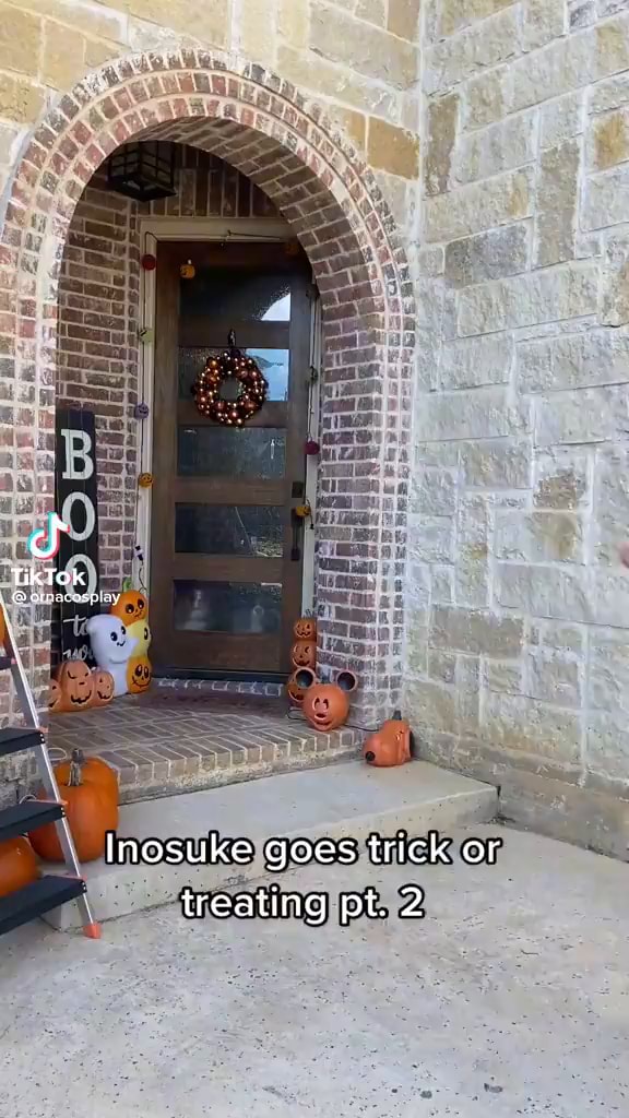 Inosuke goes trick or treating pt. 2 - iFunny