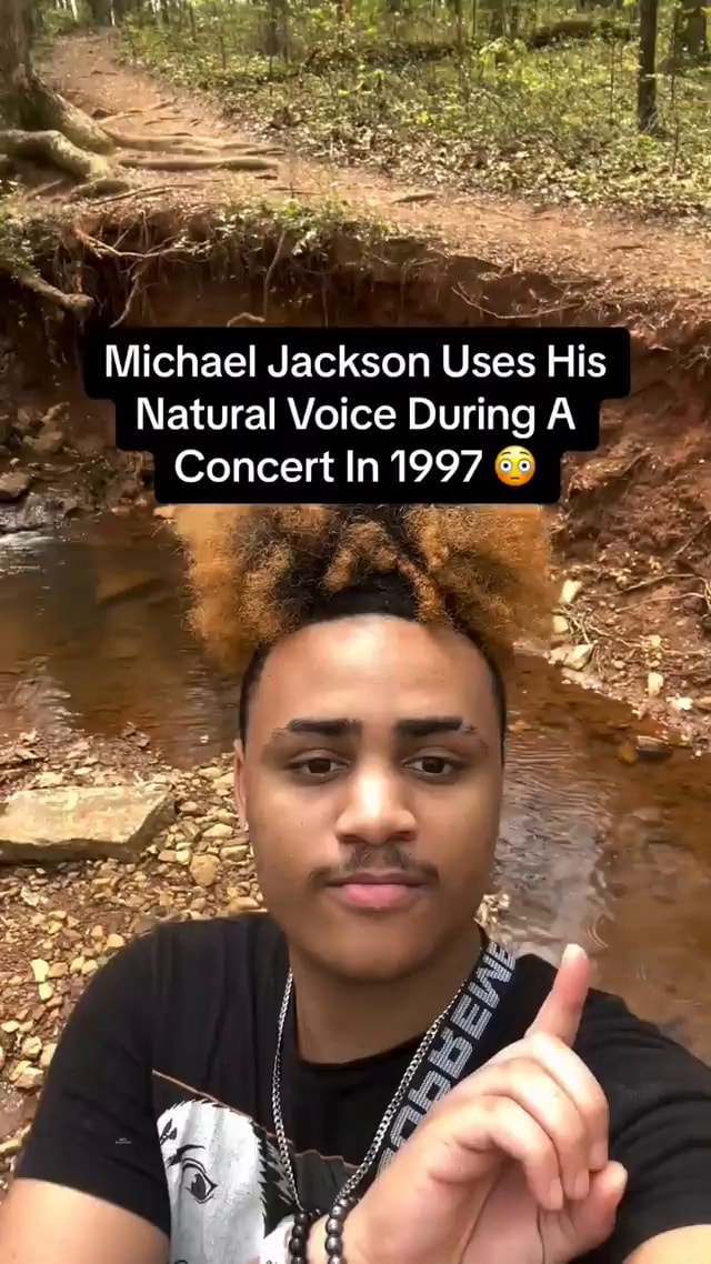 Michael Jackson Uses His Natural Voice During A I Concert In 1997 - iFunny