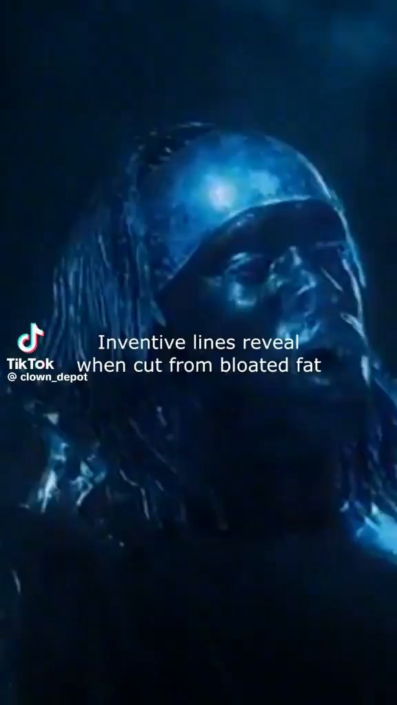 Cf Inventive lines reveal TikTok when cut from bloated fat chnwn depot ...