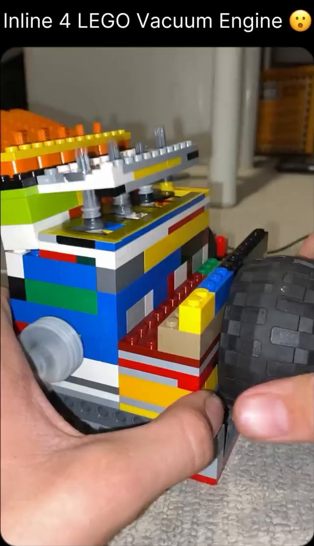 Inline 4 LEGO Vacuum Engine - iFunny