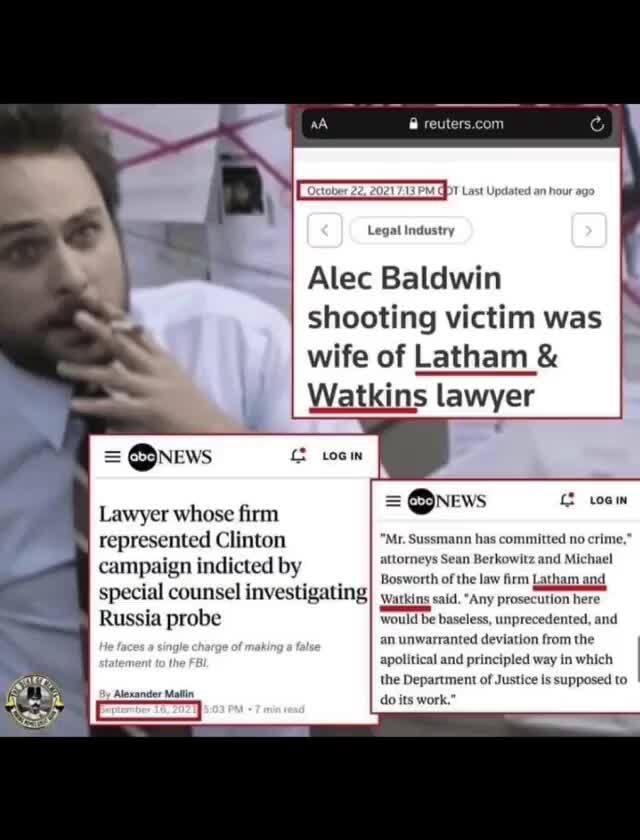 Legal Industry Alec Baldwin Shooting Victim Was Wife Of Latham