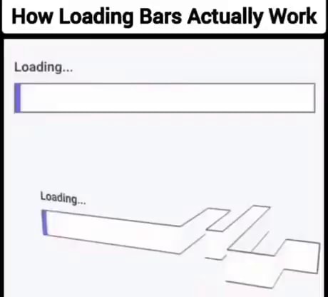 How Loading Bars Actually Work Loading... Loading - iFunny