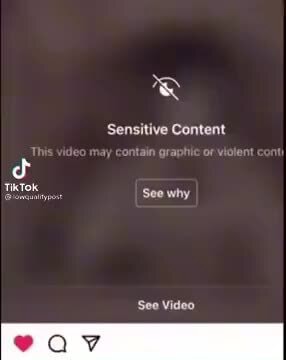 Sensitive Content TikTok See why 'See Video - iFunny