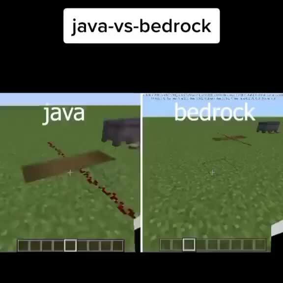 Java-vs-bedrock java bedrock - iFunny