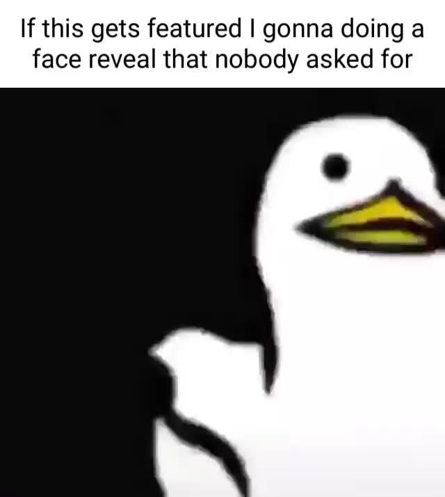 If this gets featured I gonna doing a face reveal that nobody asked for ...