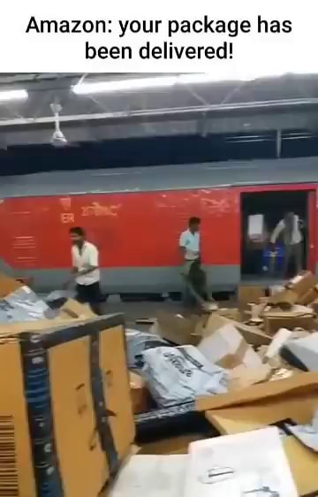 Amazon: your package has been delivered! - iFunny