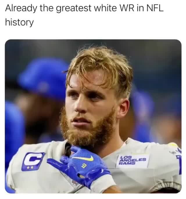Already the greatest white WR in NFL history -4 - iFunny