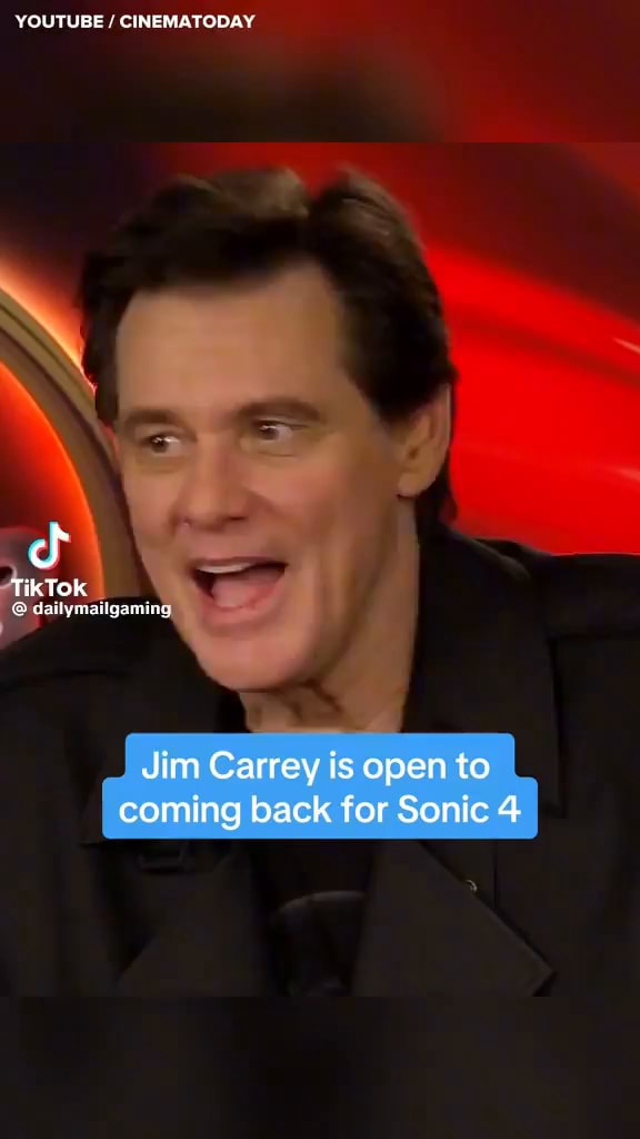 YOUTUBE / CINEMATODAY Tik Tok dailymailganing, Jim Carrey is open to ...