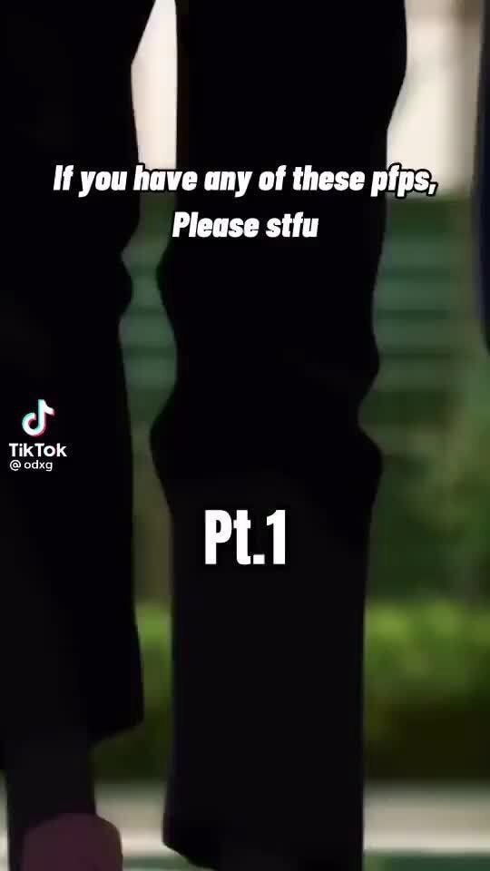 If you have any of these pfps} Please stfu TikTok @odxg Pt. - iFunny