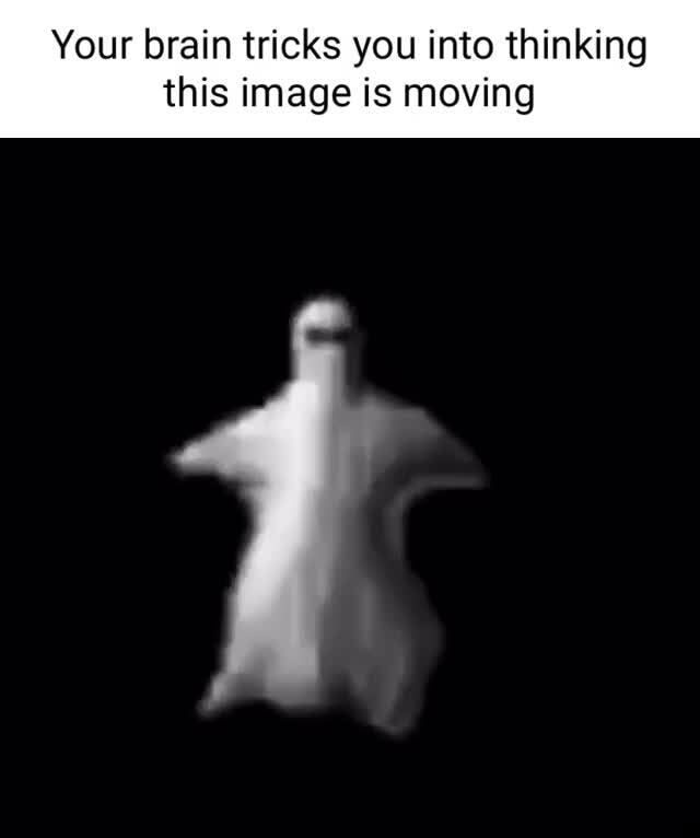 Your brain tricks you into thinking this image is moving - iFunny