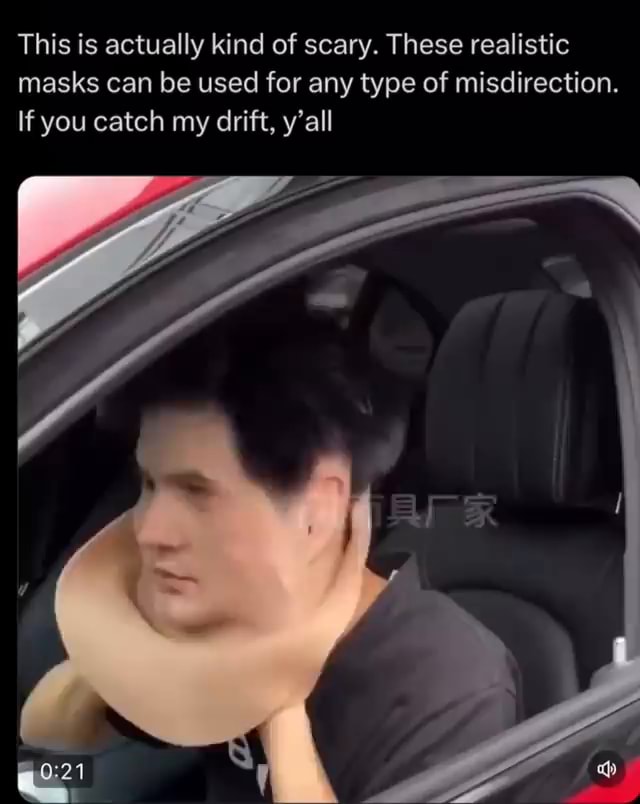 This is actually kind of scary. These realistic masks can be used for ...