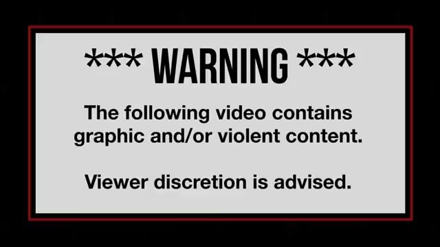 WARNING The following video contains graphic ancVor violent content ...