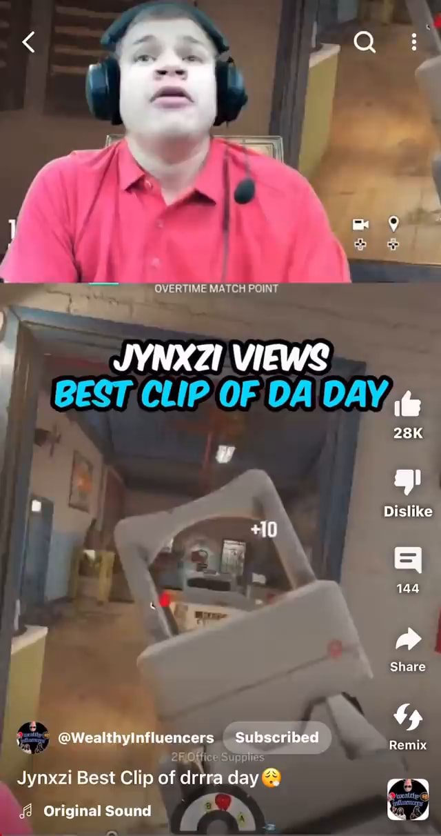 JYNXZI VIEWS fe Dislike 144 Share Jynxzi Best Clip of drrra day rN I of ...