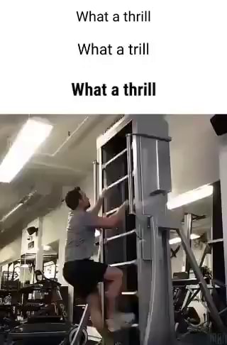 What a thrill What a trill What a thrill - iFunny