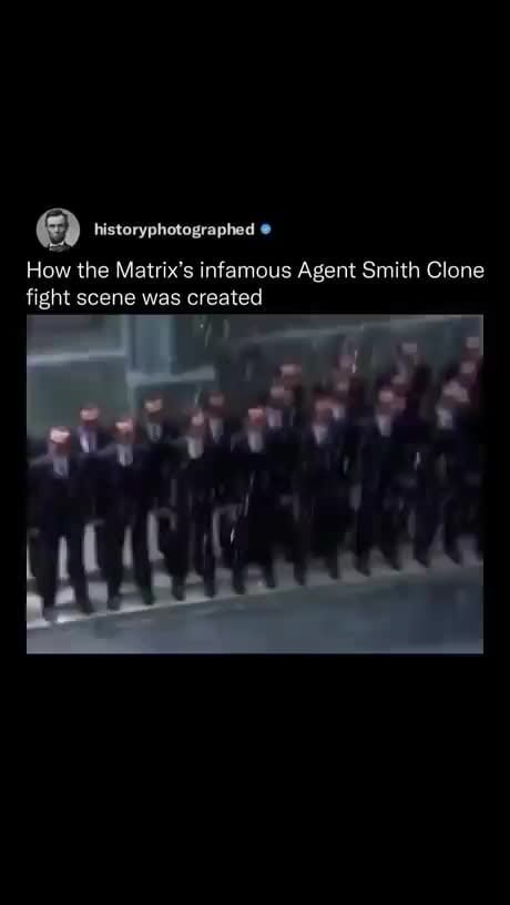 How the Matrix's infamous Agent Smith Clone fight scene was created ...