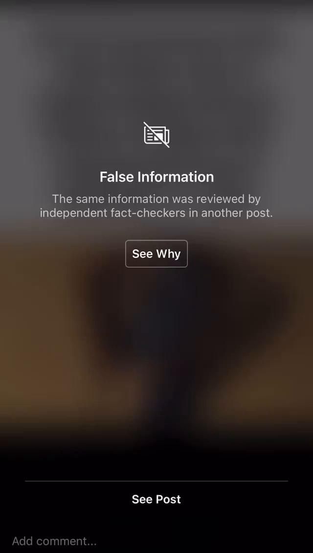 False Information The same information was reviewed by independent fact ...