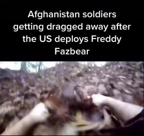 Afghanistan soldiers getting dragged away after the US deploys Freddy ...