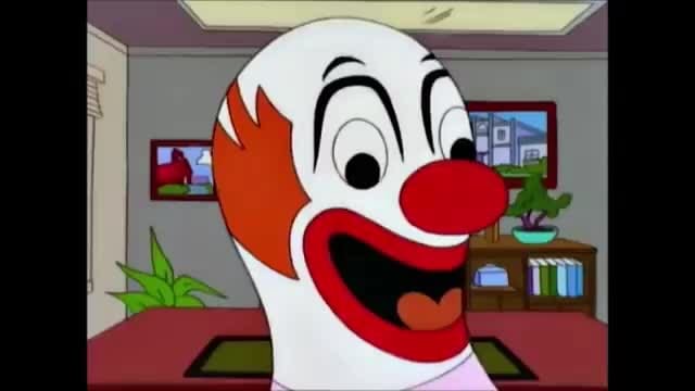 Skinner punching clown balloon. - iFunny