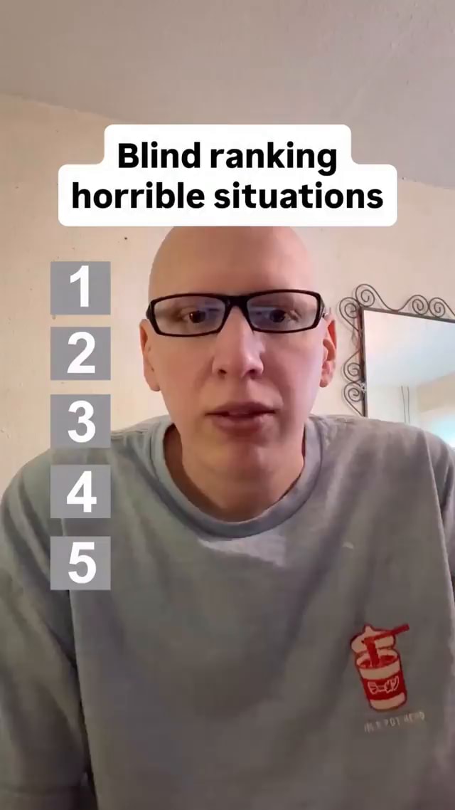 Blind ranking horrible situations - iFunny